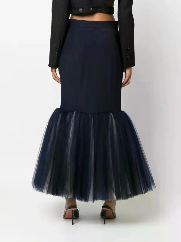 Moschino Fishtail Pencil Maxi Skirt