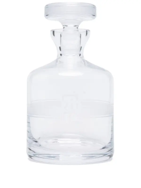 Ralph Lauren Ashton Crystal Glass Decanter - White