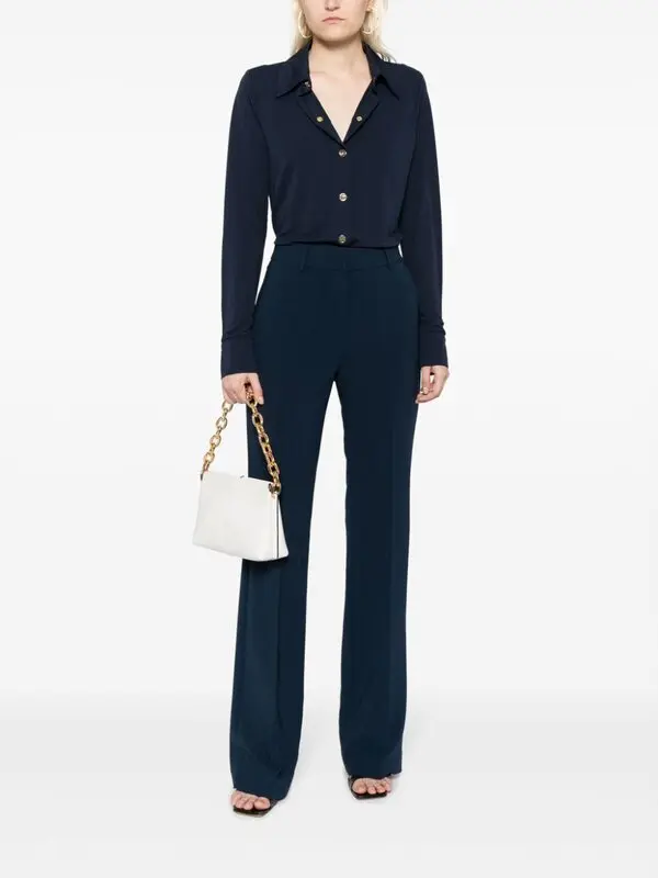 Michael Kors Pressed-crease Flared Trousers