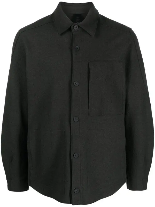 Transit Mélange-effect Wool Shirt