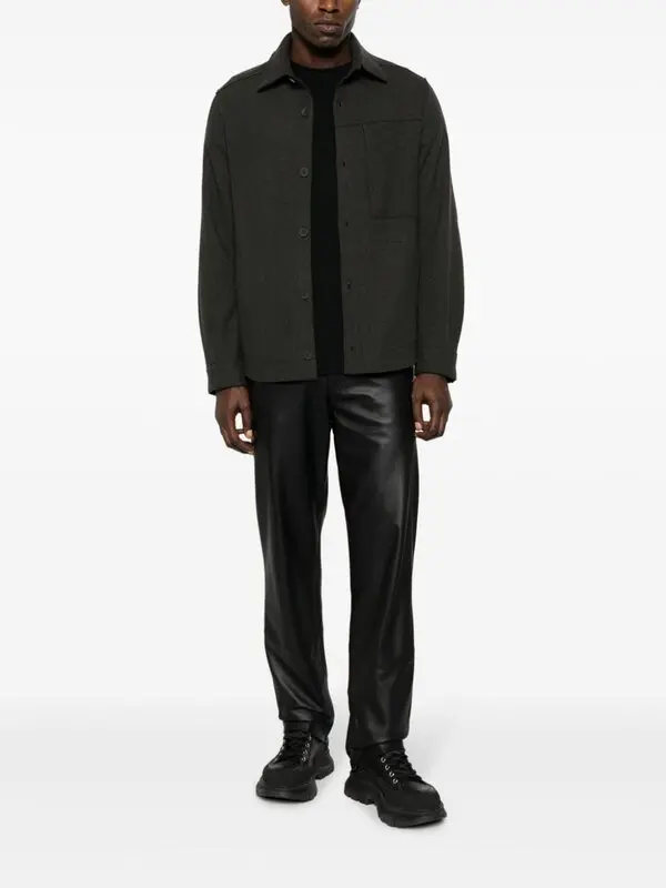 Transit Mélange-effect Wool Shirt
