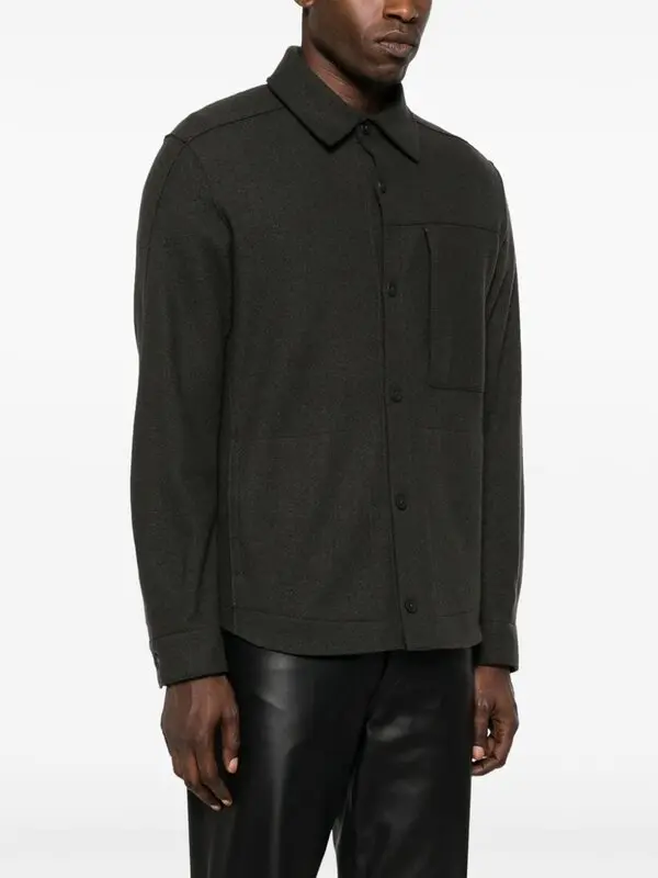 Transit Mélange-effect Wool Shirt