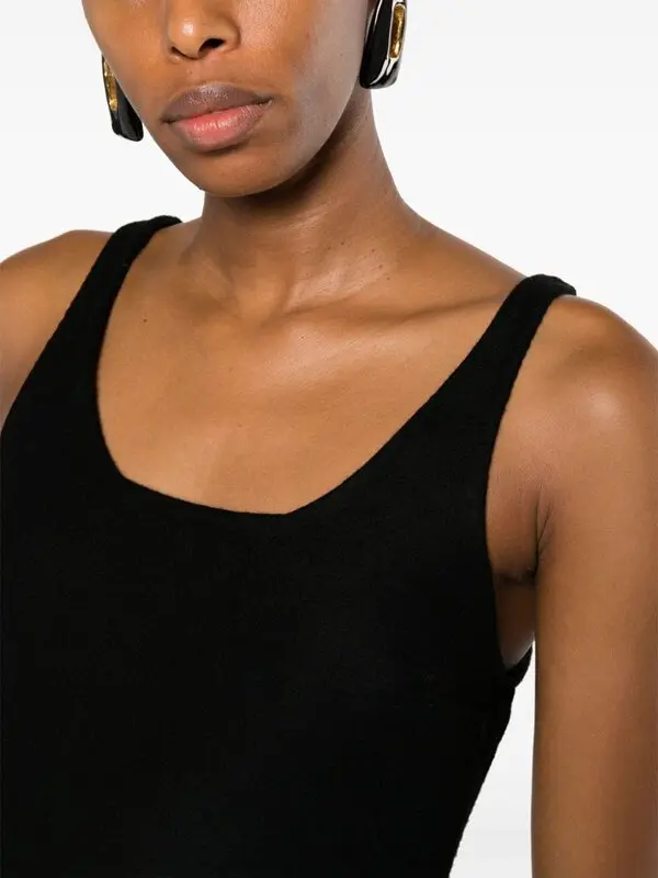 Ermanno Scervino Virgin Wool Cropped Top