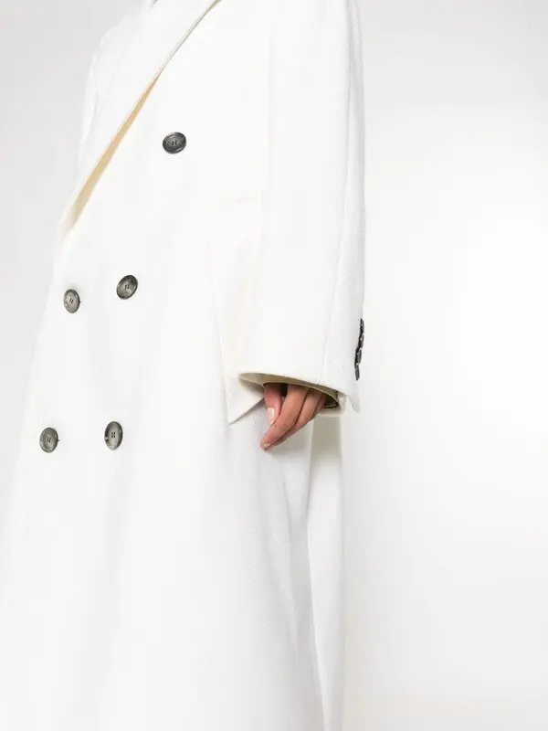 Ami Double-breasted Virgin-wool Coat