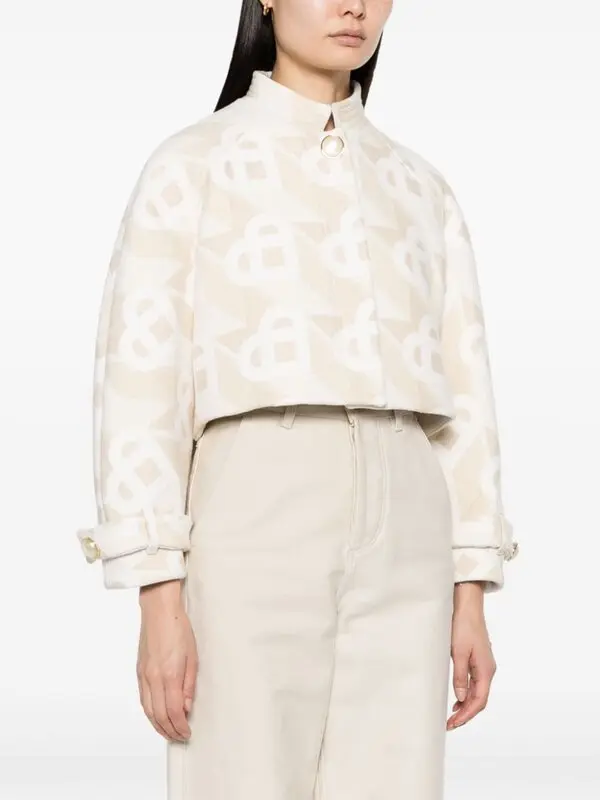 Casablanca Logo-monogram Cropped Jacket