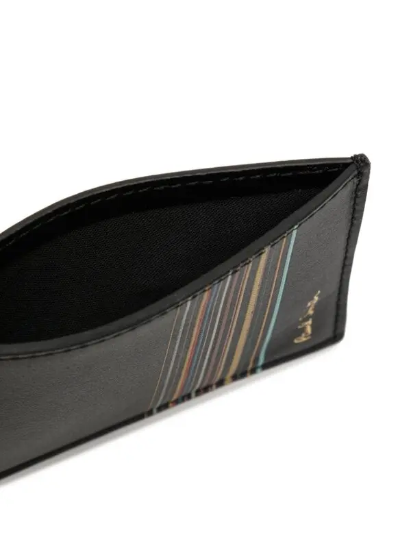 Paul Smith Signature Stripe Leather Cardholder