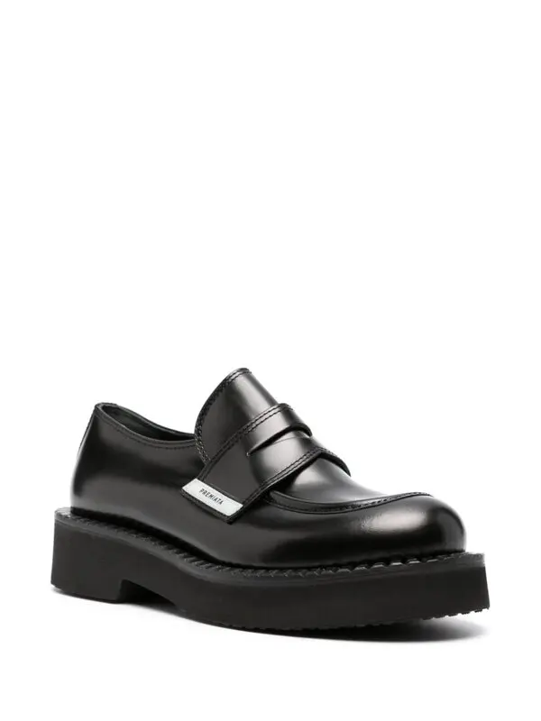 Premiata Logo-tag Leather Loafers