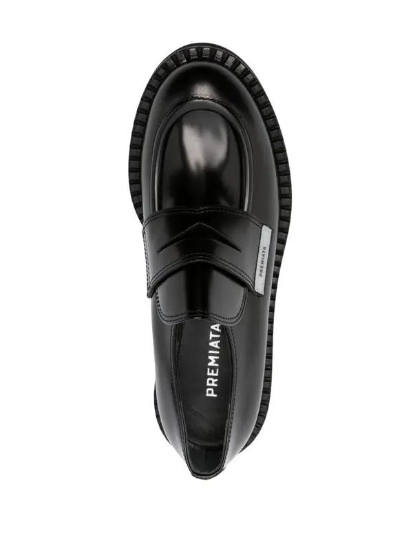 Premiata Logo-tag Leather Loafers