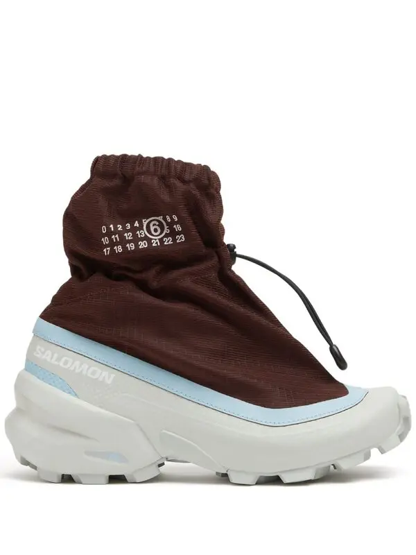 MM6 MAISON MARGIELA X SALOMON Cross Mid-top Sneakers - Brown