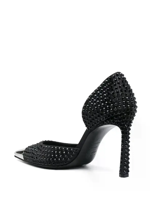 SERGIO ROSSI X Area Dagger Metal-toecap Pumps - Black