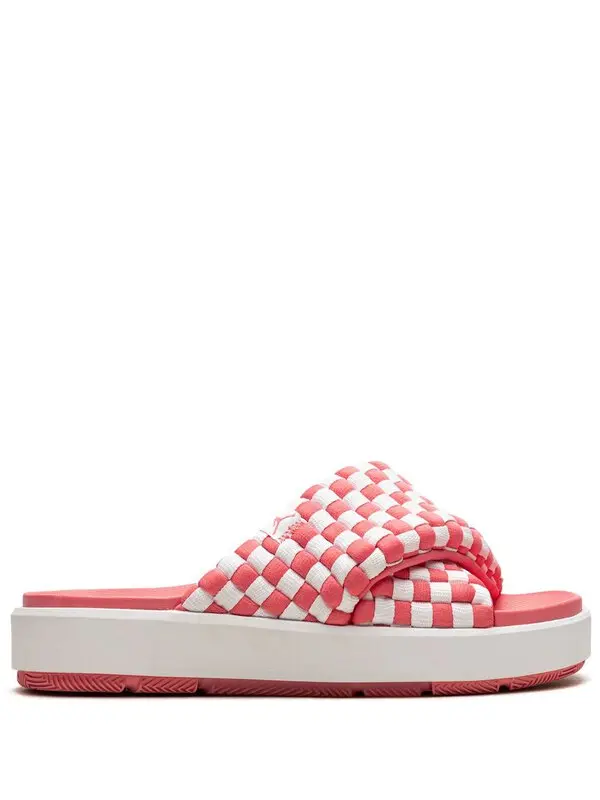 JORDAN Sophia Flat Slides - Red
