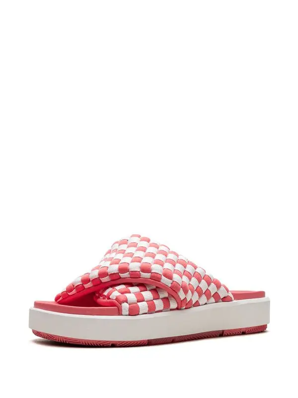JORDAN Sophia Flat Slides - Red