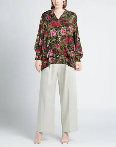 Palm Angels Floral Print Satin Shirt