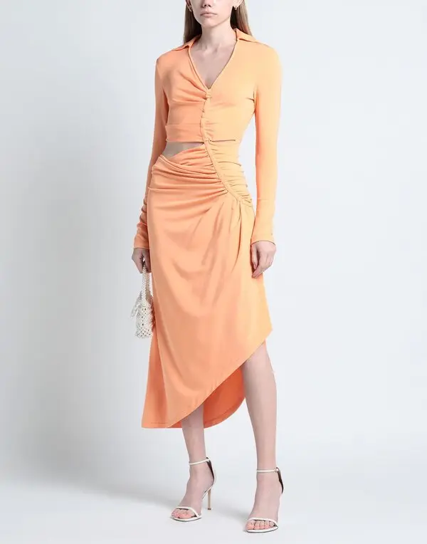 OFF-WHITE™ Maxi Dress - Orange