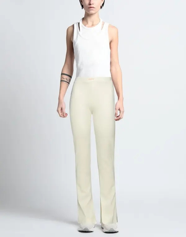 OFF-WHITE™ Flared Slim-leg Pants - Yellow