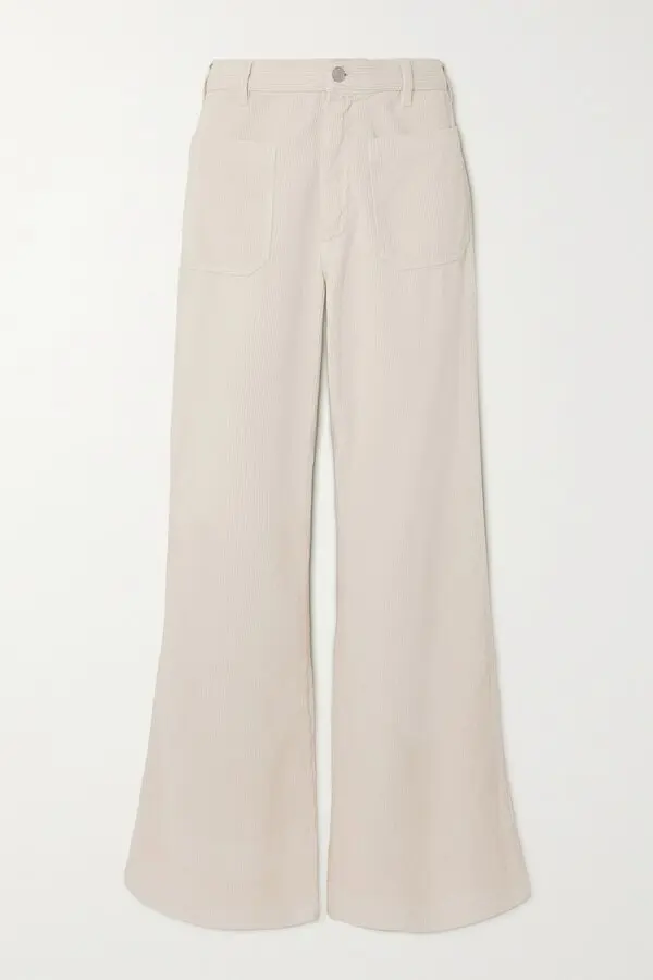 FORTELA Joelle Wide-leg Corduroy Pants