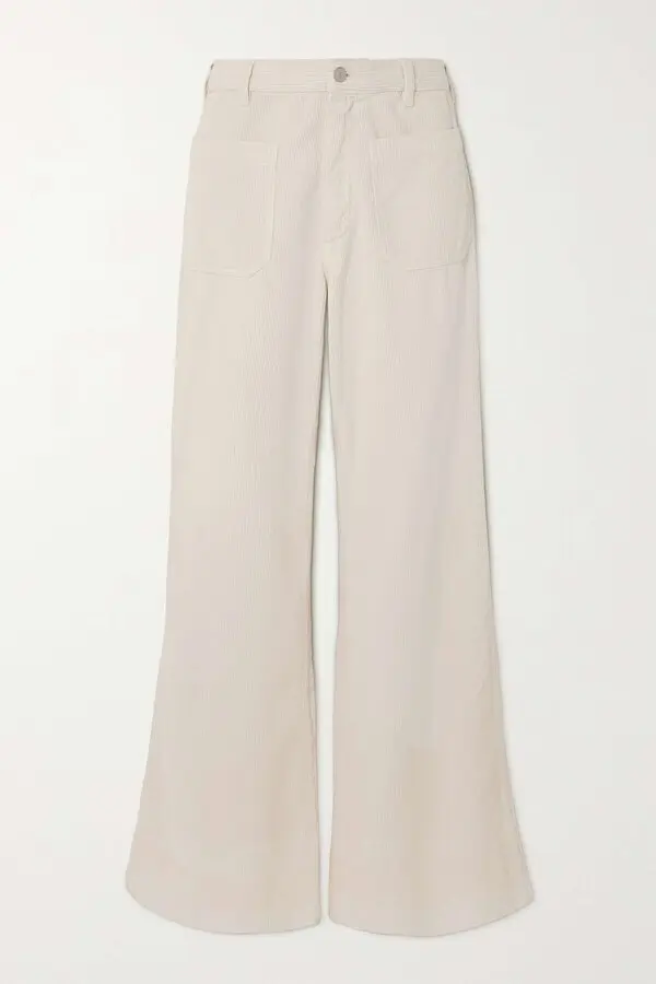 FORTELA Joelle Wide-leg Corduroy Pants