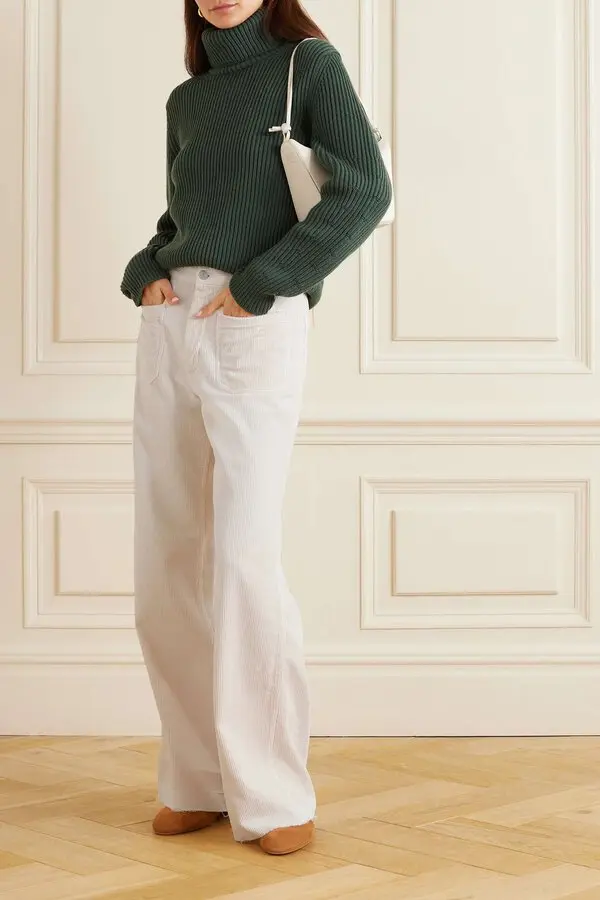 FORTELA Joelle Wide-leg Corduroy Pants