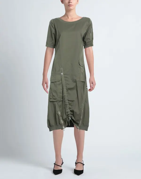 European Culture Midi Dress