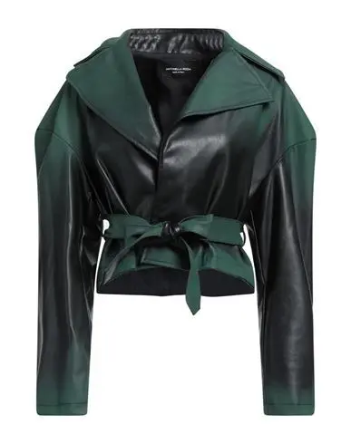ANTONELLA RIZZA Coated Blazer With Belt - Green