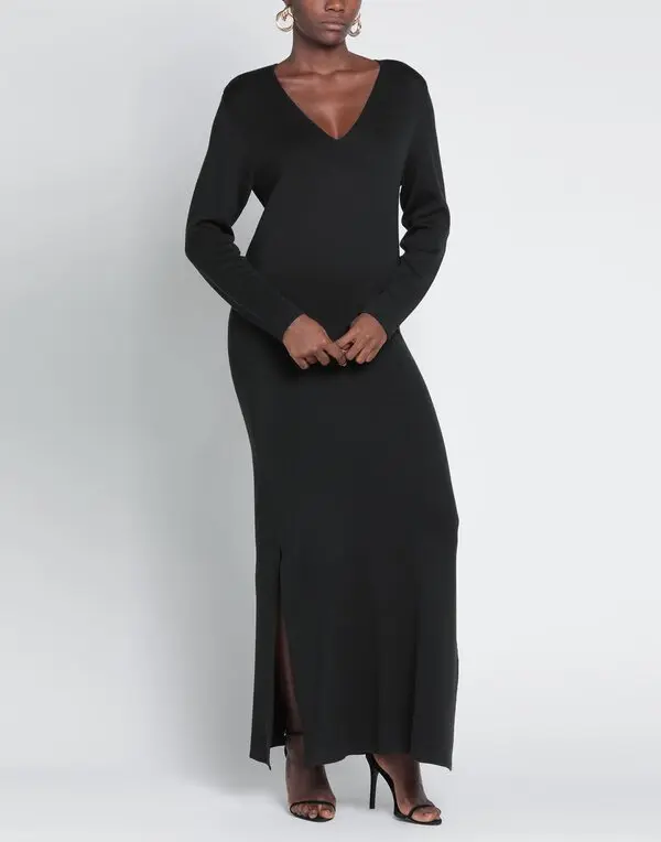 SEVENTY VENEZIA Maxi Knit Dress - Black