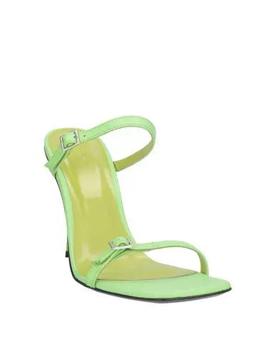 By Far Leather Sandals - Green