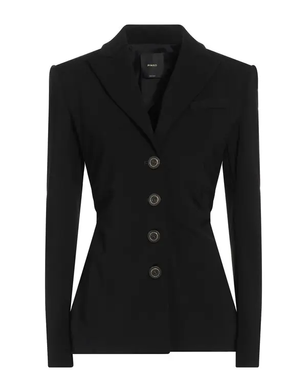 Pinko Single-breasted Blazer In Viscose, Polyamide And Elastane