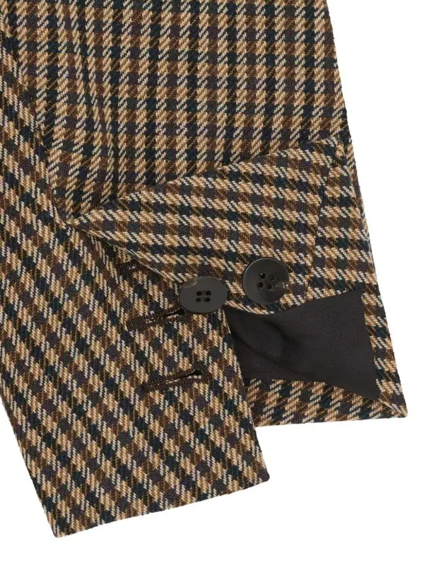 Saint Laurent Checked Wool-blend Blazer