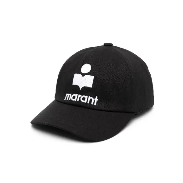 Isabel Marant Embroidered Baseball Cap - Black