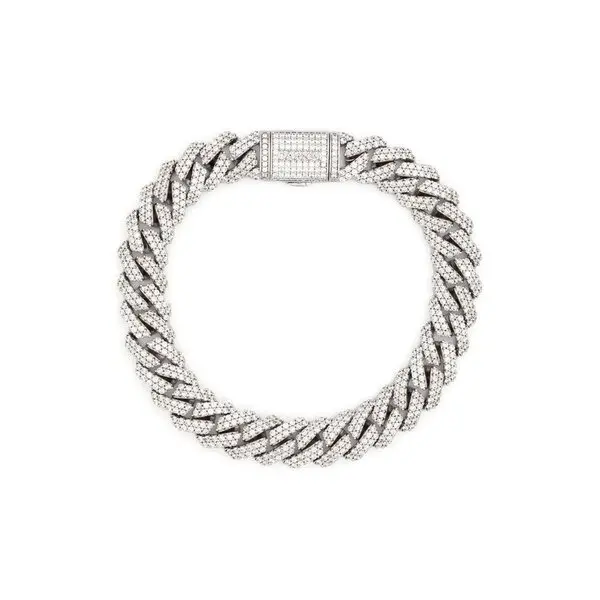 DARKAI Cuban-link Chain Bracelet - Silver