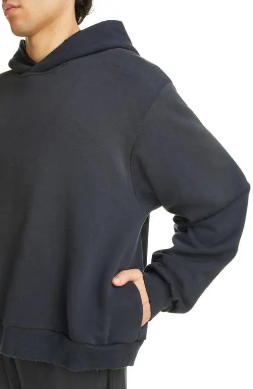 Acne Studios Oversized Distressed Graphic Hoodie