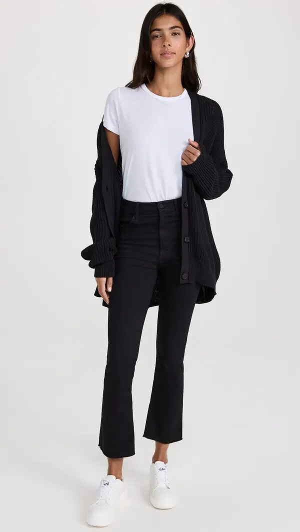 MOTHER The Hustler Ankle Fray Jeans - Not Guilty