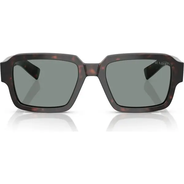 Prada 52mm Square Sunglasses - Blue