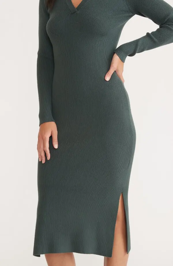 lexi rib sweater dress Women's Lexi Rib Mini Dress | Black