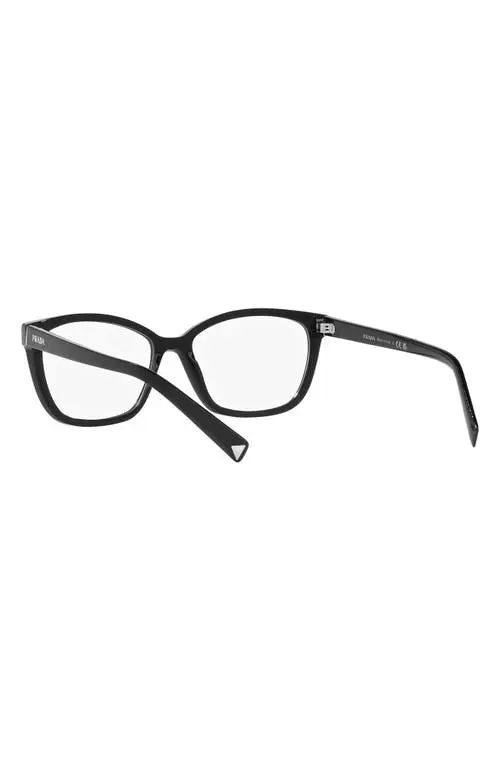 Prada 57mm Rectangular Eyeglasses