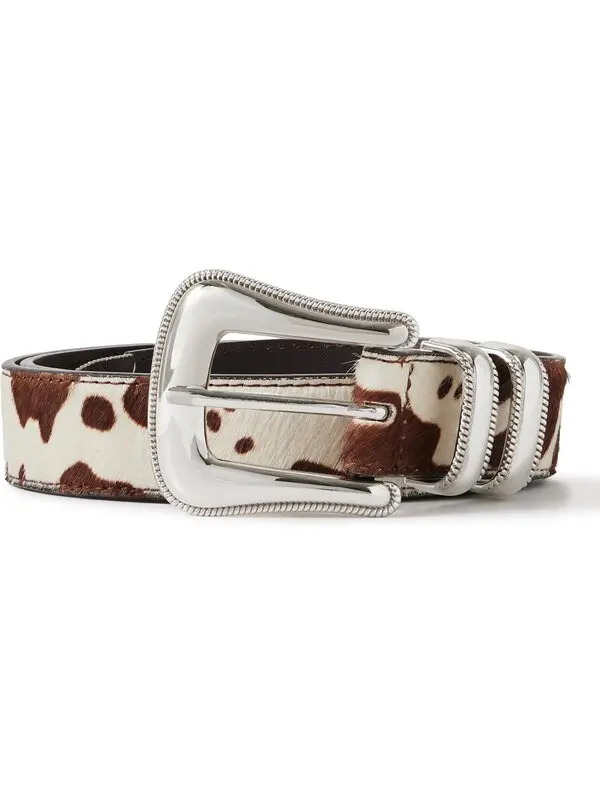 Cow Fur leather belt XL Cowhide Leather Belt | Blandford Belt | Western | Hair on  main image 4