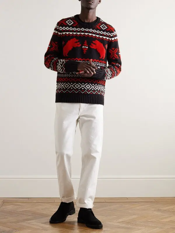 Ralph Lauren Fair Isle Wool Sweater
