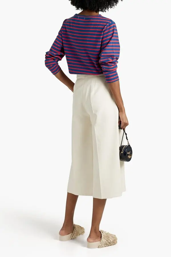 ALEX MILL Lakeside Striped Cotton-jersey Top