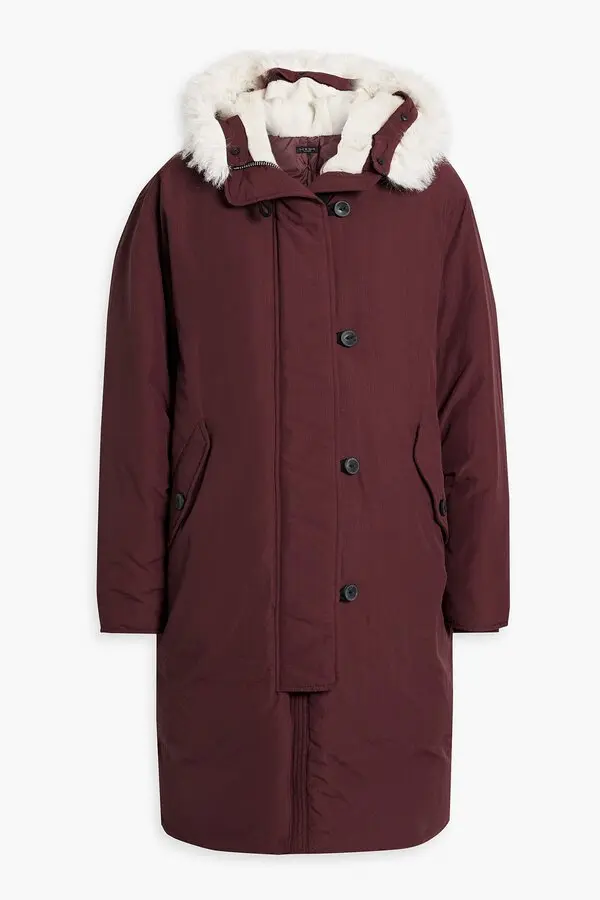 Rag & Bone Plushtrimmed Ripstop Hooded Down Coat