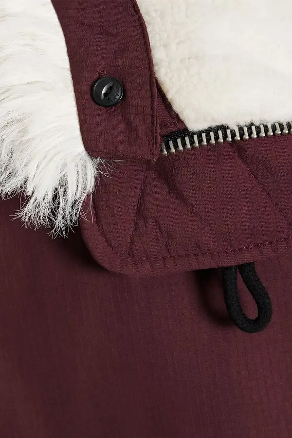 Rag & Bone Plushtrimmed Ripstop Hooded Down Coat
