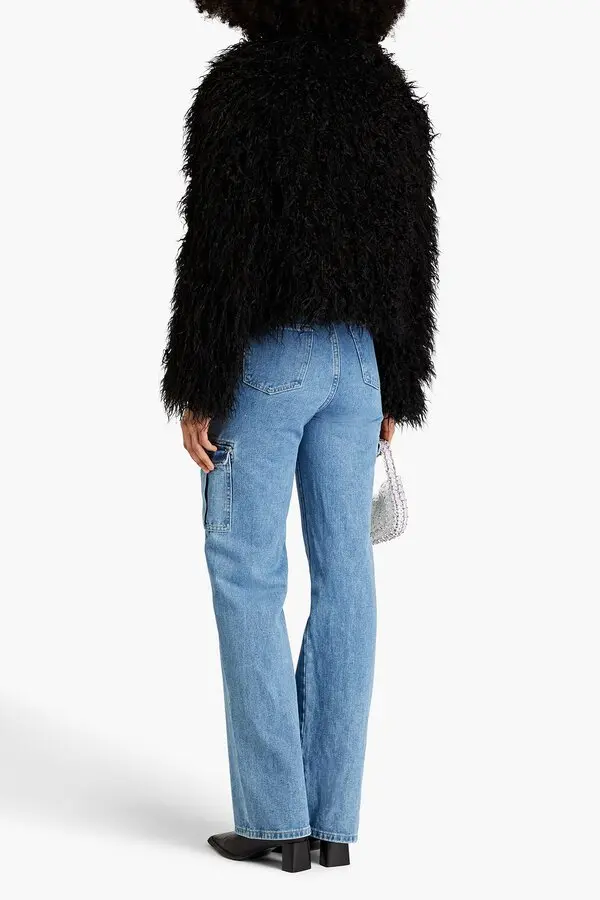 STAND STUDIO Janet Faux Fur Jacket