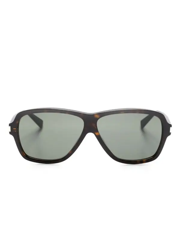 Saint Laurent Carolyn Oversized Sunglasses - Grey
