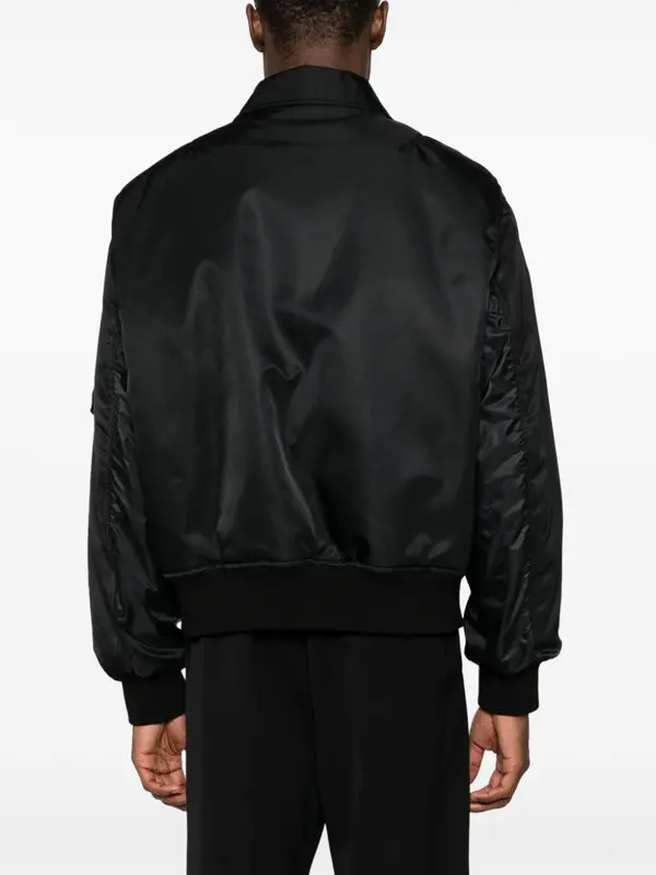 Valentino Garavani Vlogo Signature-appliqué Bomber Jacket