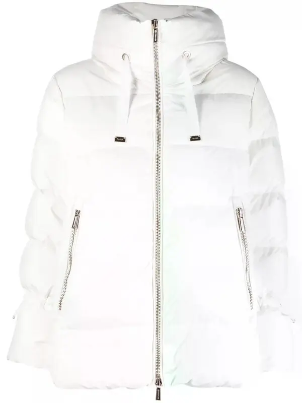 MOORER Gadia Quilted Padded Jacket - White