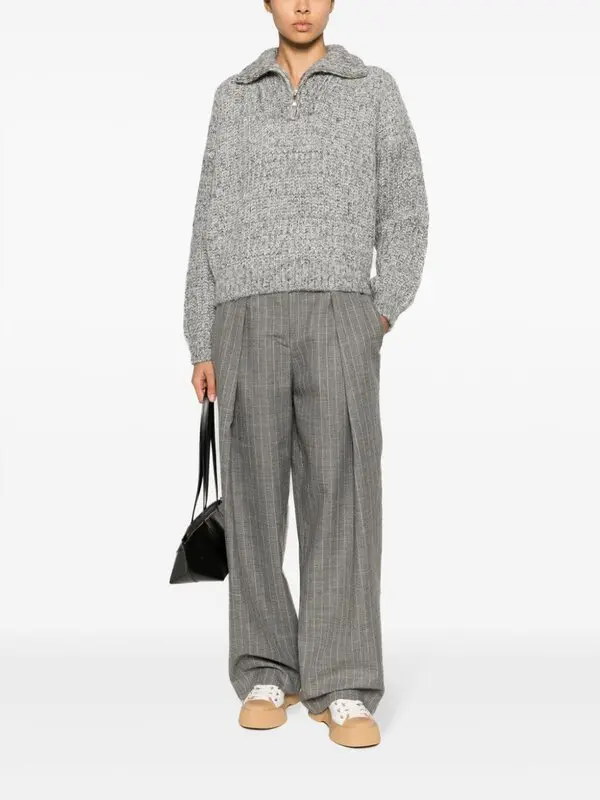 Ba&sh High-neck Knitted Jumper