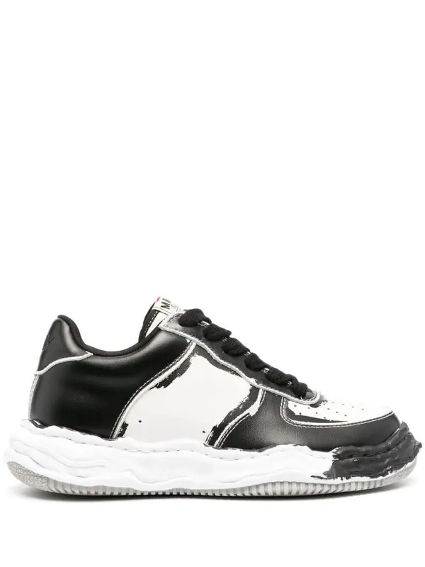 Mihara Yasuhiro Faded-effect Logo Sneakers - White