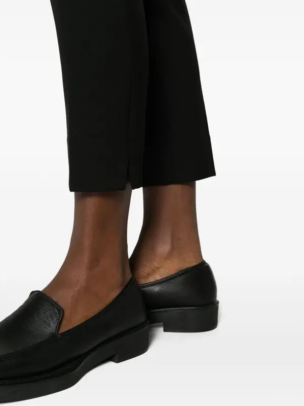 Peserico Cropped Slim-fit Trousers - Black