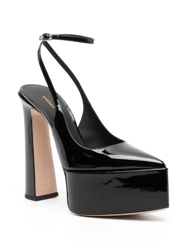 LE SILLA Nina 165mm Patent-finish Leather Pumps
