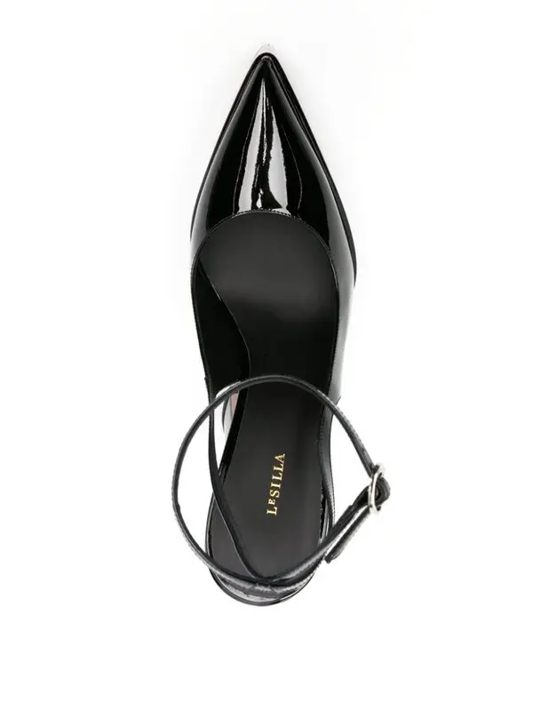 LE SILLA Nina 165mm Patent-finish Leather Pumps