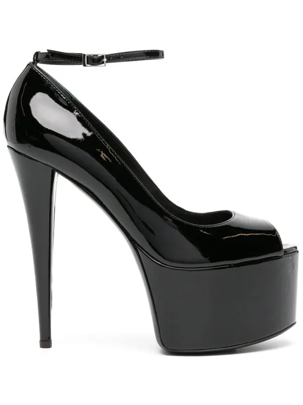 GIUSEPPE ZANOTTI 150mm Aida Platform Pumps - Black